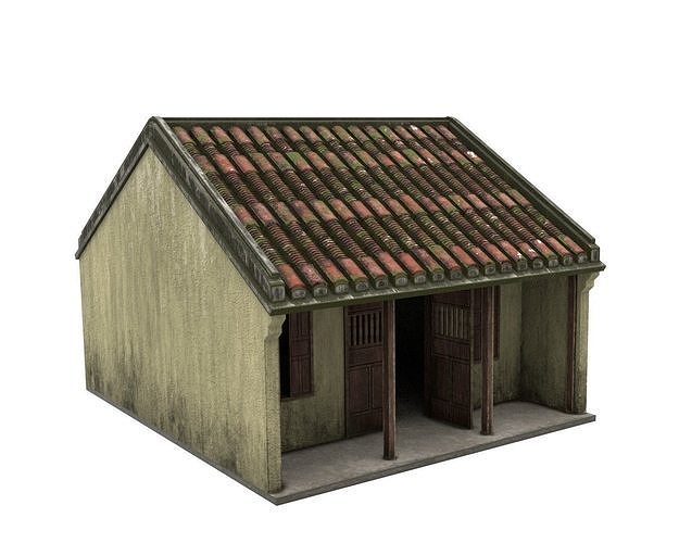 Hoi An Ancient House Model free VR / AR / low-poly 3D model | CGTrader