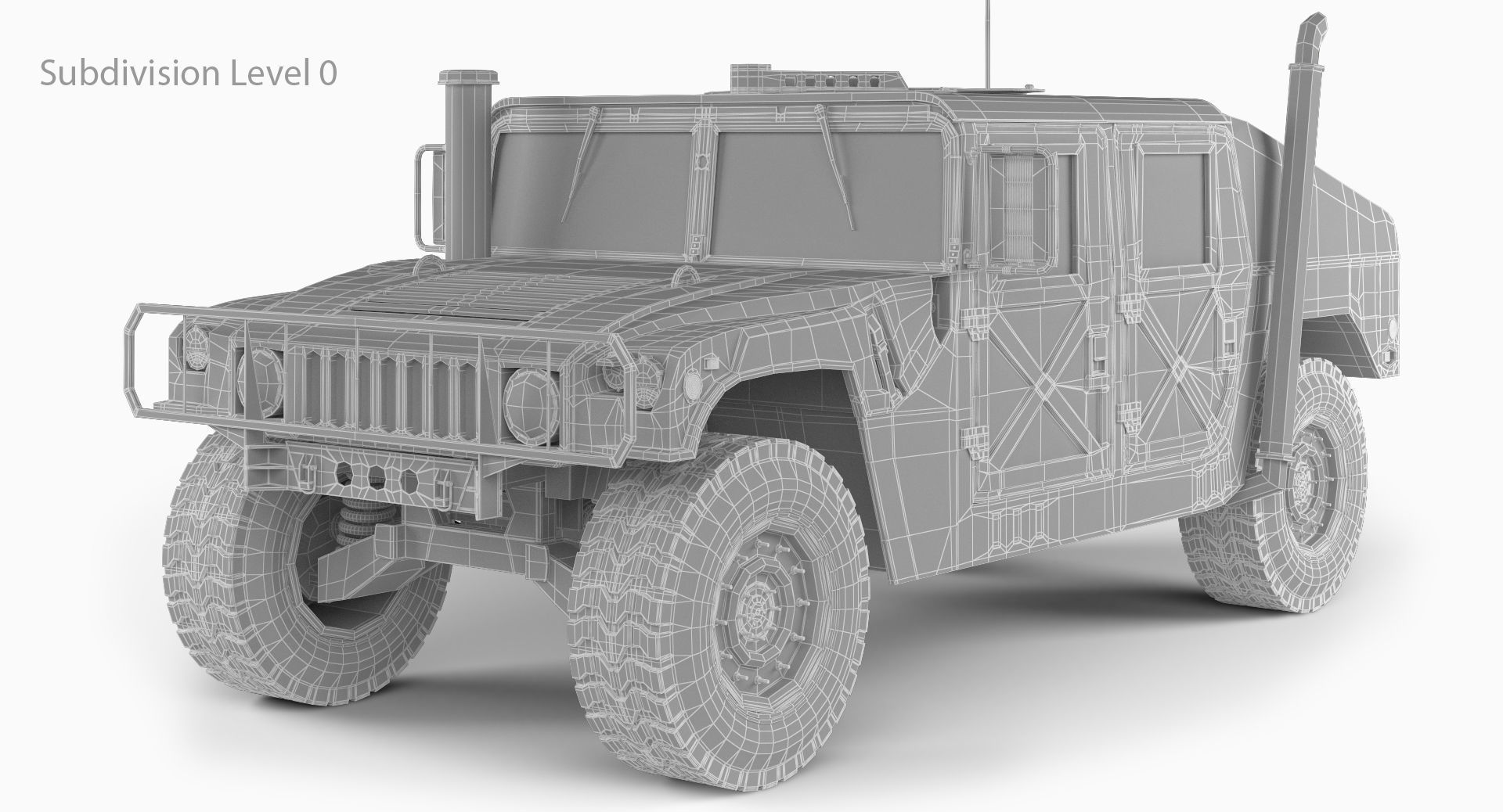 Humvee 3D model | CGTrader