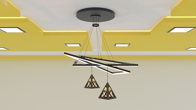 ceiling light modern 3D model | CGTrader