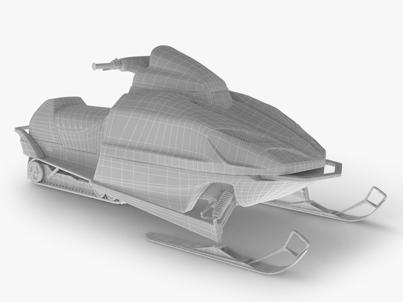 Snowmobile 3D model | CGTrader