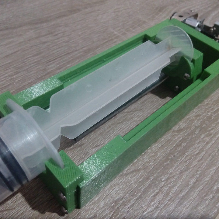 Syringe pump 50ml DIY 3D model 3D printable | CGTrader