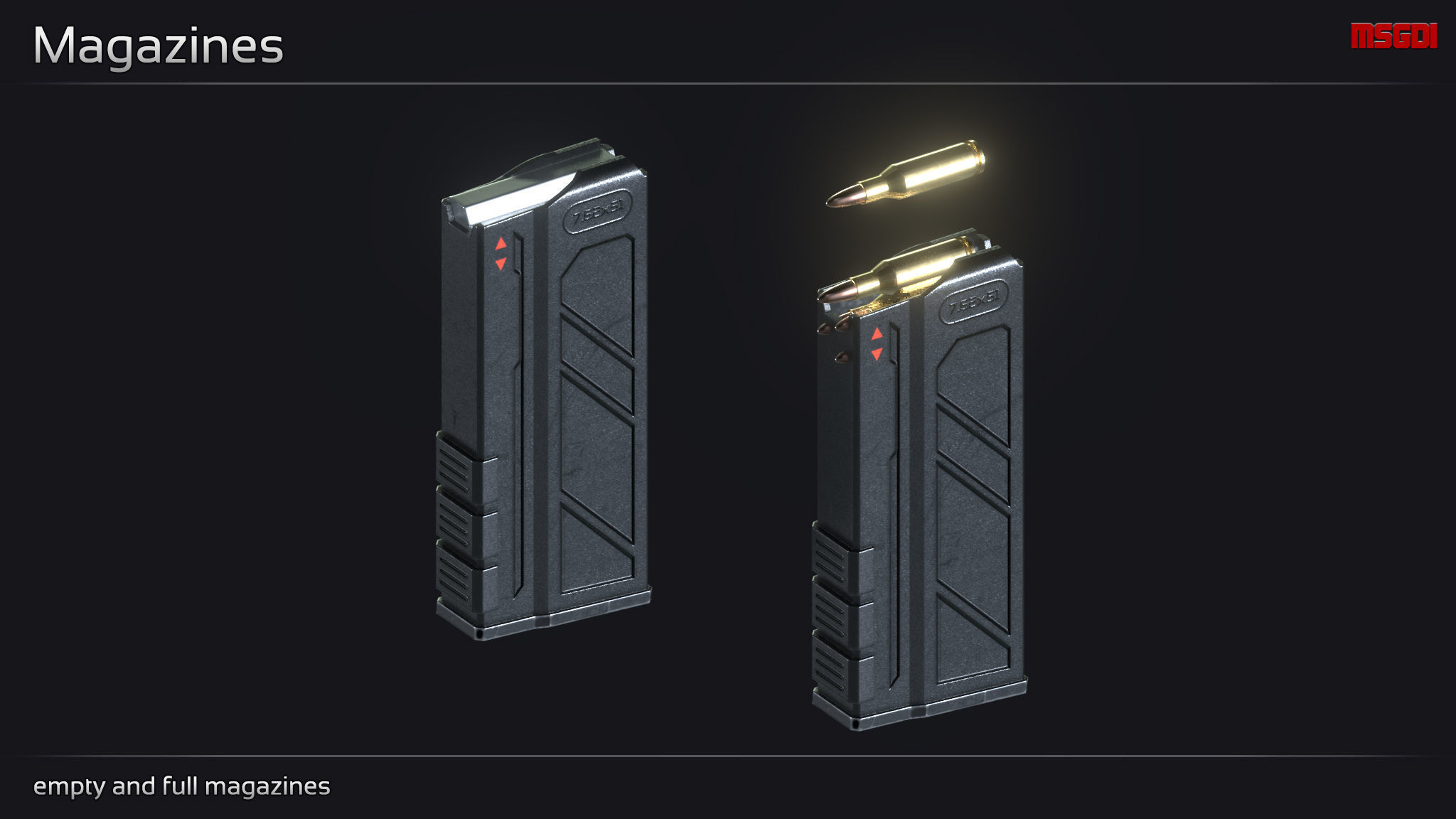 Scifi Assault Rifle Collection | CGTrader