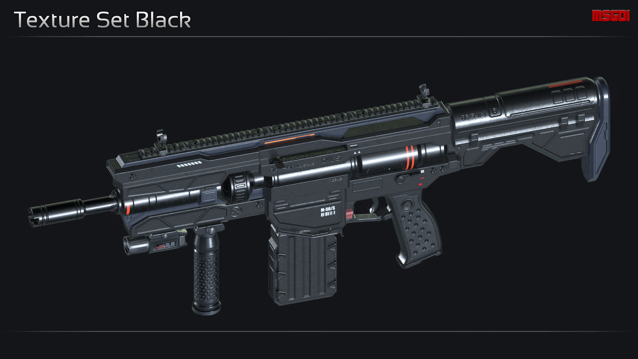 Scifi Assault Rifle Collection VR / AR / low-poly | CGTrader