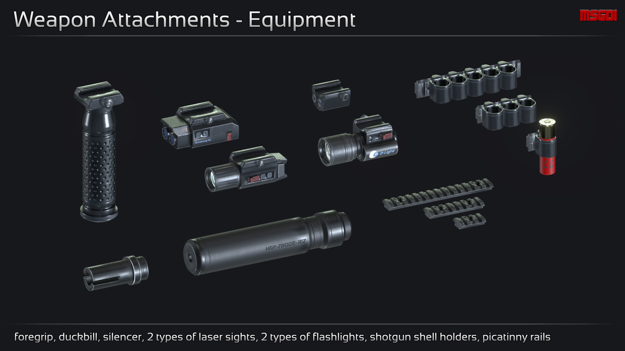 Scifi Assault Rifle Collection | CGTrader