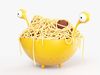 Spaghetti Monster Strainer with Noodles and Meatballs 3D model | CGTrader