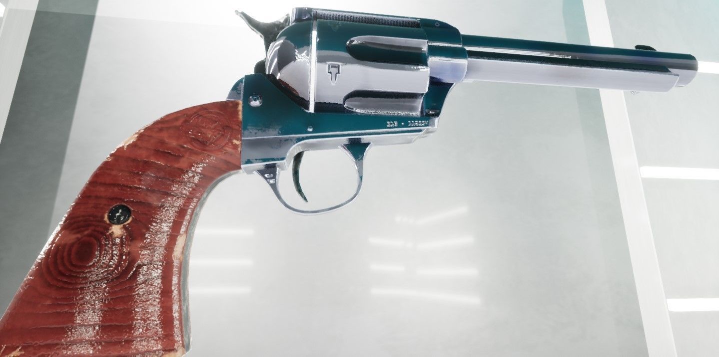 Colt Peacemaker 3D model rigged | CGTrader