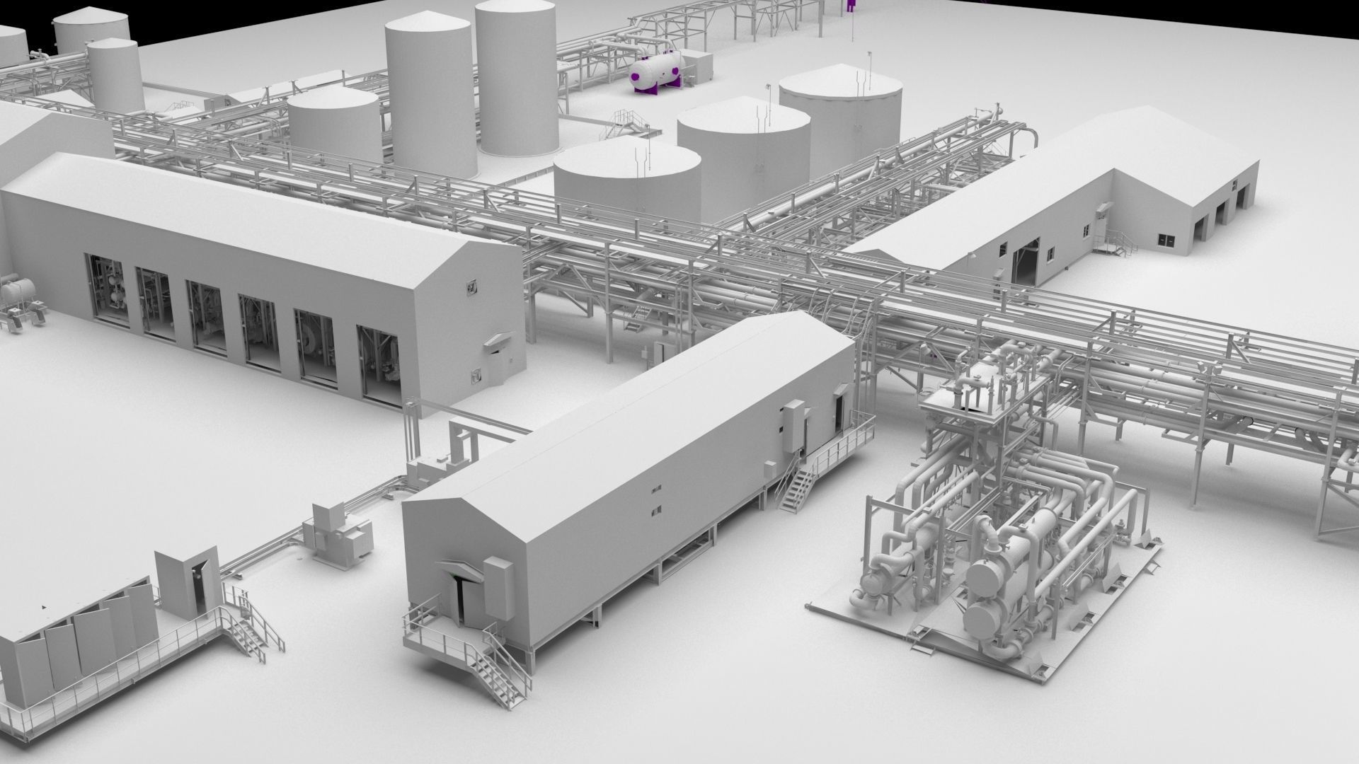 factory 3D model | CGTrader