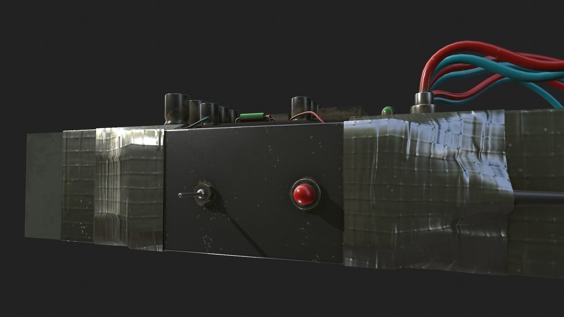 C4 Explosive with Detonator 3D model | CGTrader