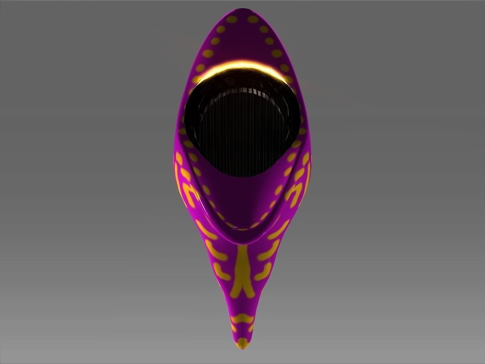 3D model Wizard Cone Hat Helmet Space Ship VR / AR / low-poly | CGTrader