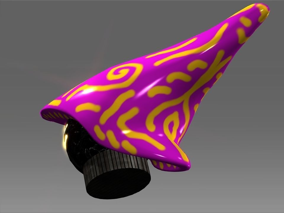 3D model Wizard Cone Hat Helmet Space Ship VR / AR / low-poly | CGTrader