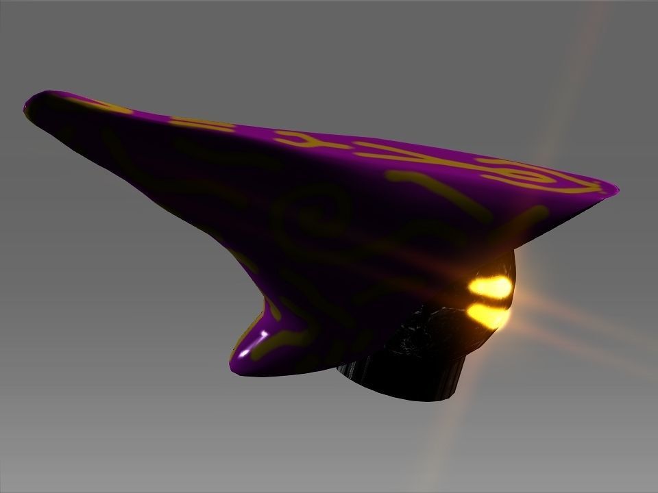 3D model Wizard Cone Hat Helmet Space Ship VR / AR / low-poly | CGTrader