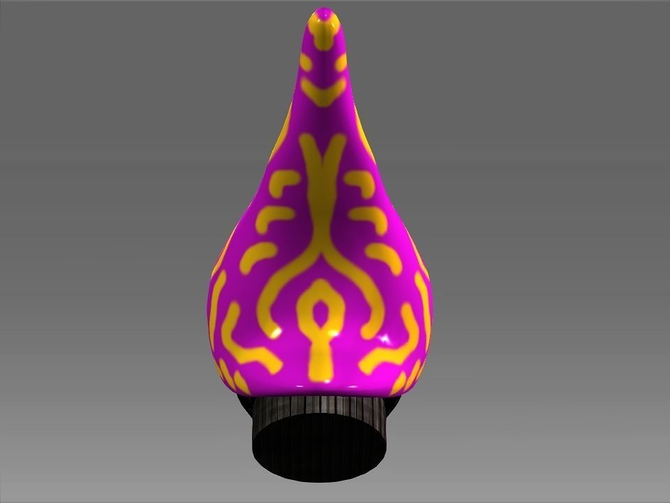 3D model Wizard Cone Hat Helmet Space Ship VR / AR / low-poly | CGTrader