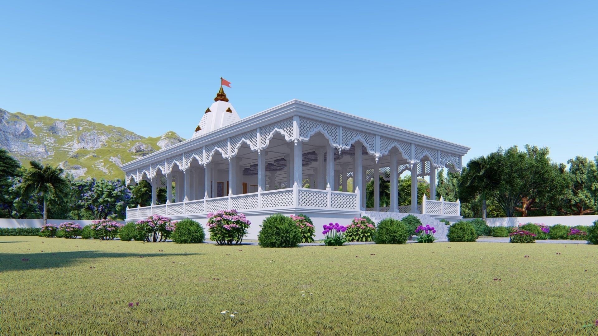 Hindu God Temple 3D model | CGTrader