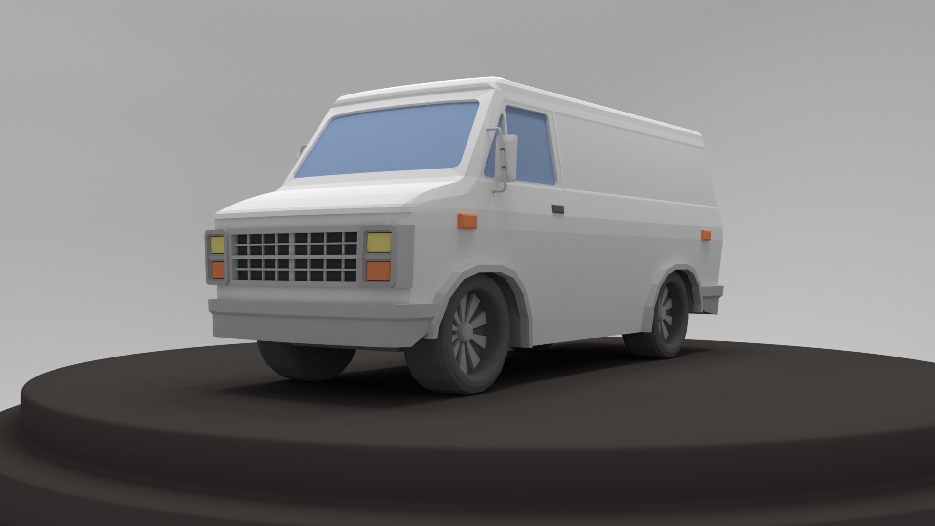 3D model Low poly van VR / AR / low-poly | CGTrader