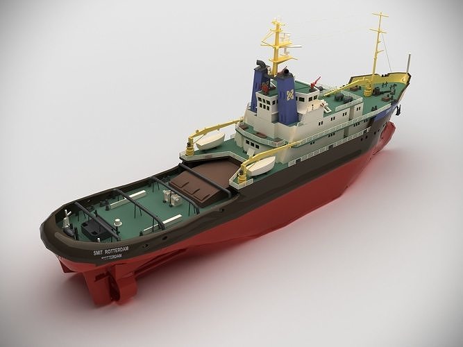 3D model Steamship ship VR / AR / low-poly | CGTrader