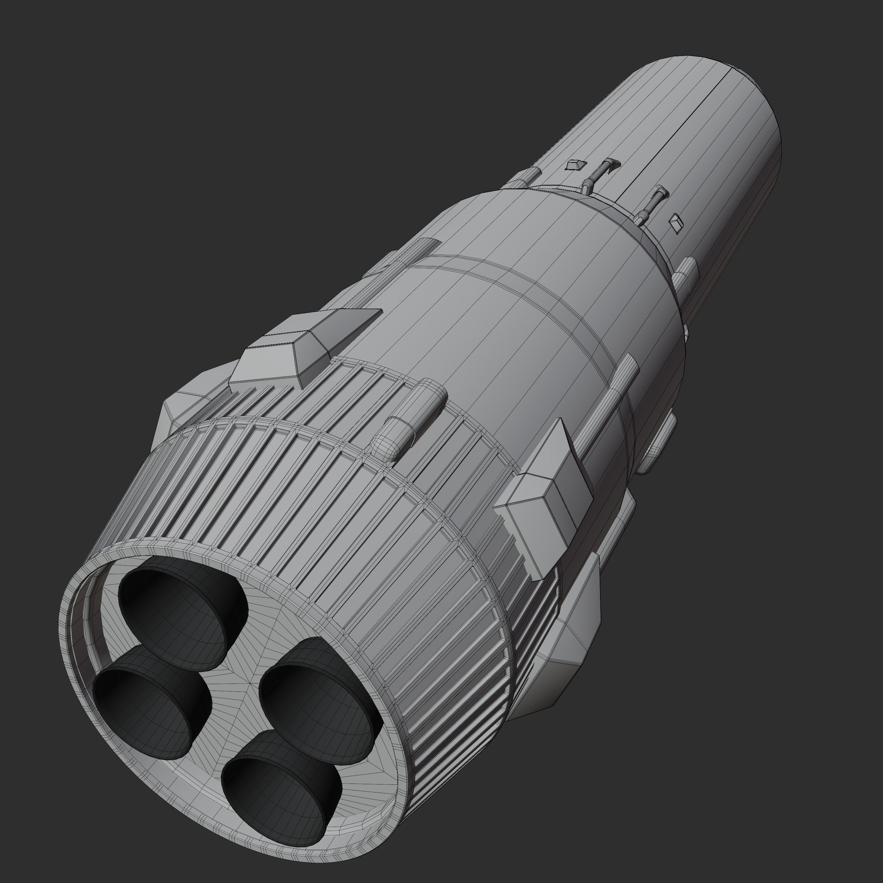 Angara 1 rocket 3D model | CGTrader