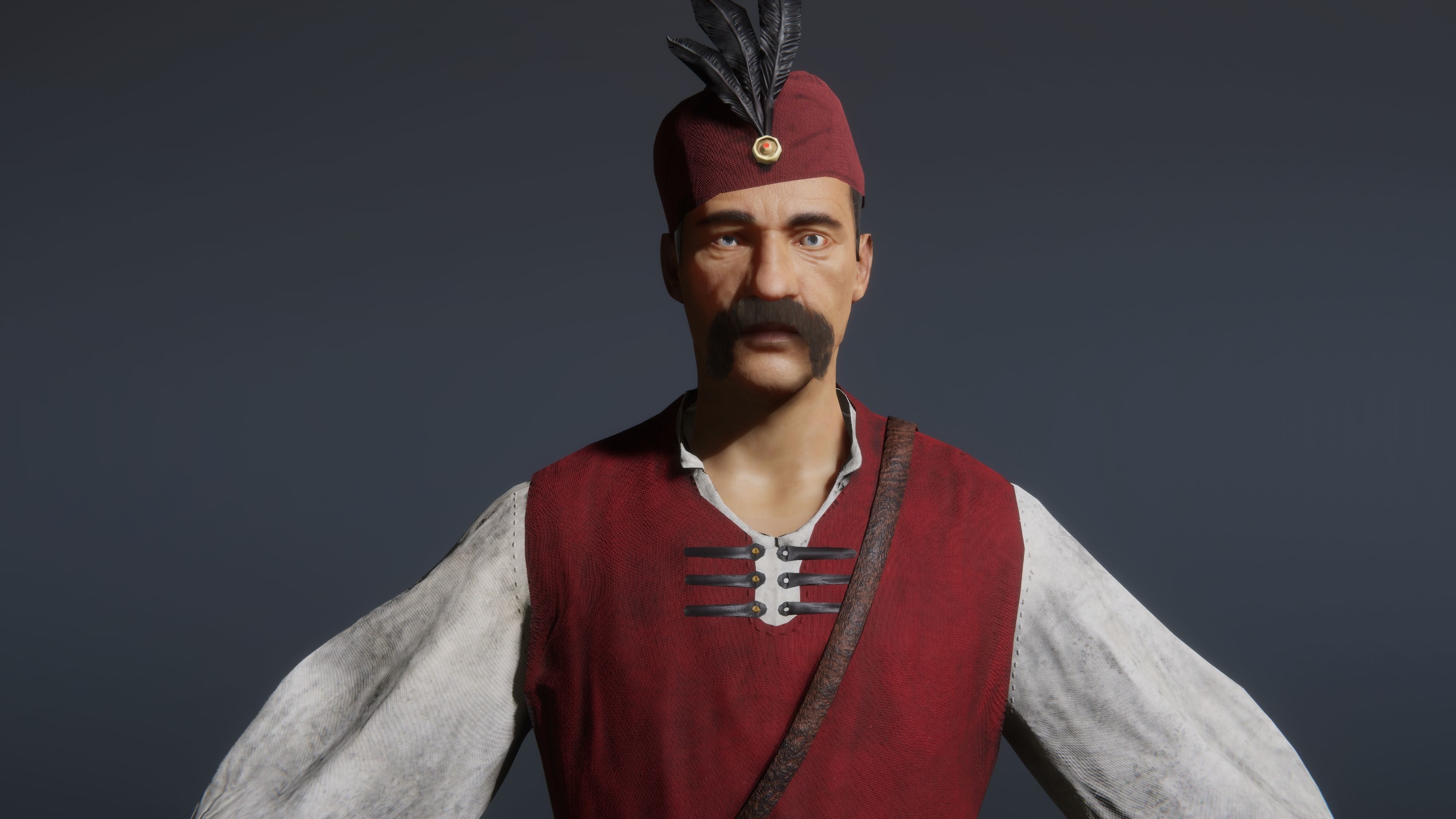 3D model Medieval European Pirate Warriors VR / AR / low-poly | CGTrader
