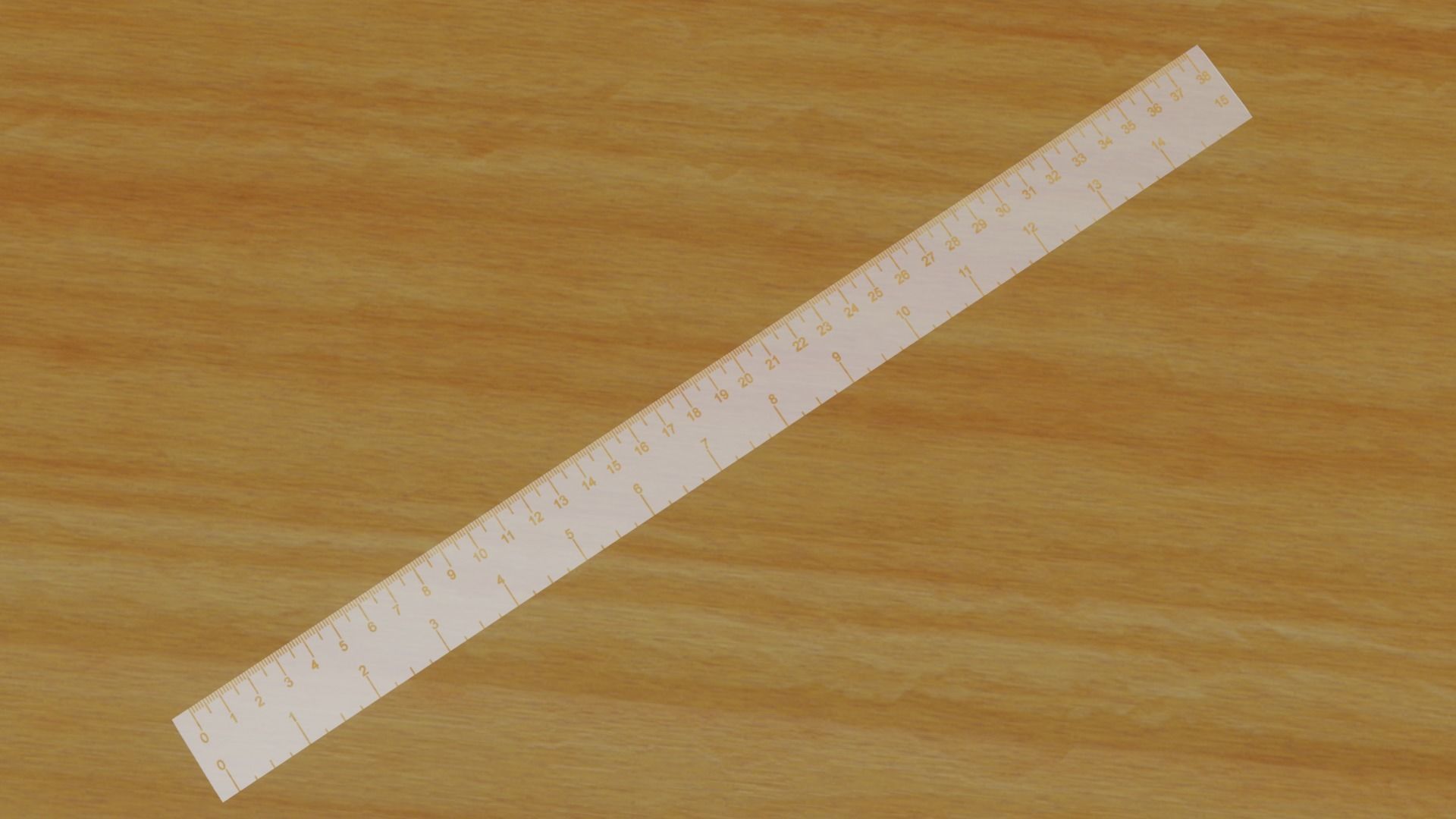 Ruler For Blender Free Vr Ar Low Poly 3d Model Cgtrader 