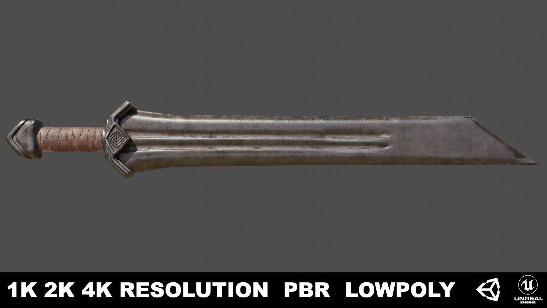 Dwarven Sword 3D asset | CGTrader