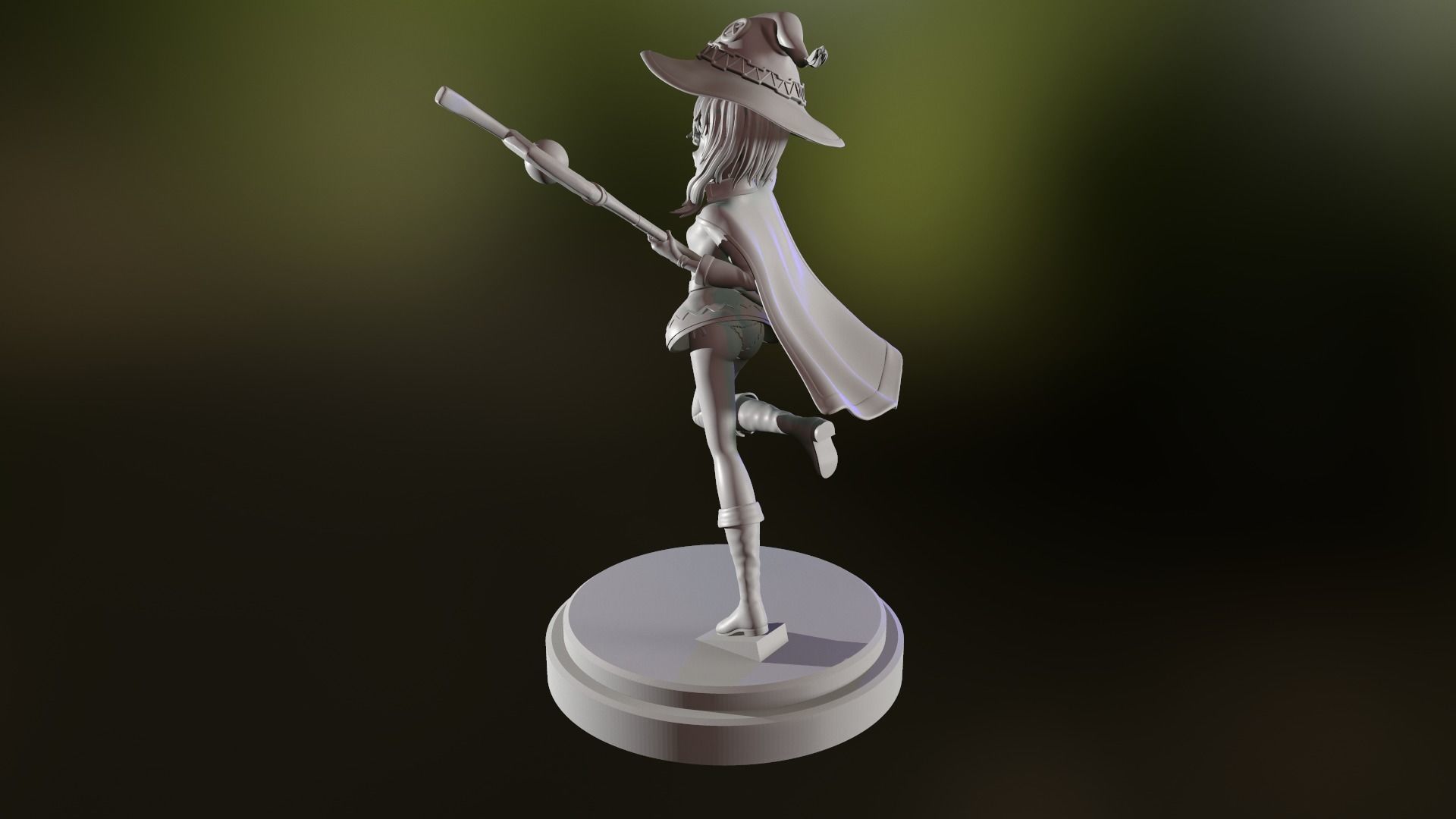 Megumin 3D model 3D printable | CGTrader