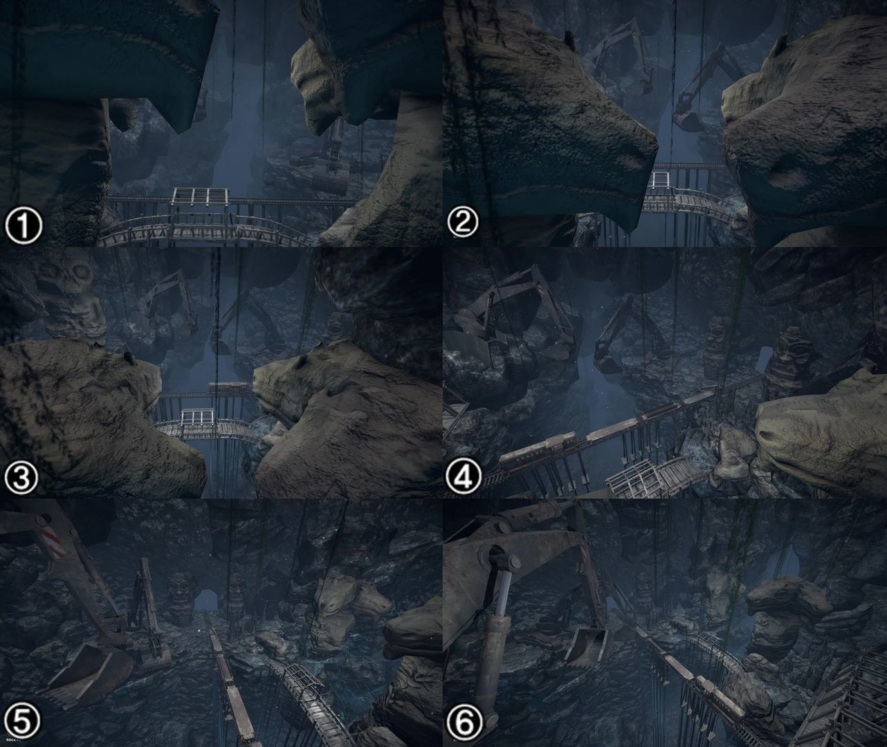 3D model Modular cave kit VR / AR / low-poly | CGTrader