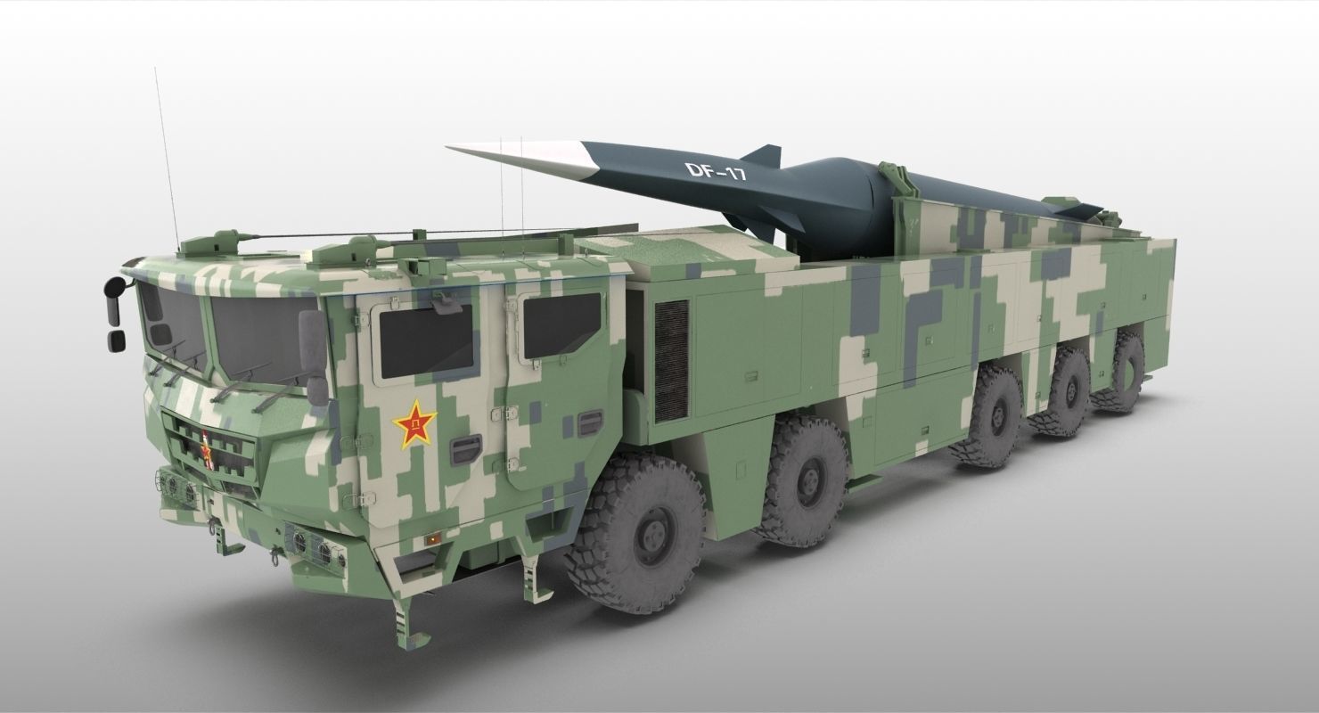 DF17 DF-17 HGV Hypersonic speed Cruise ballistic 3D model