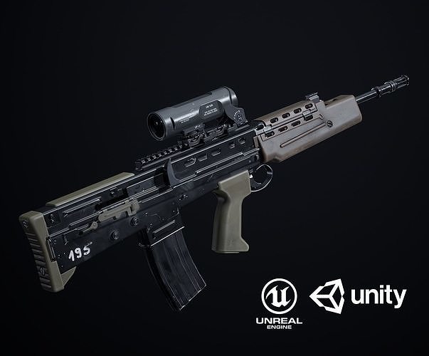3D model L85A2 - SA80 Variants VR / AR / low-poly | CGTrader