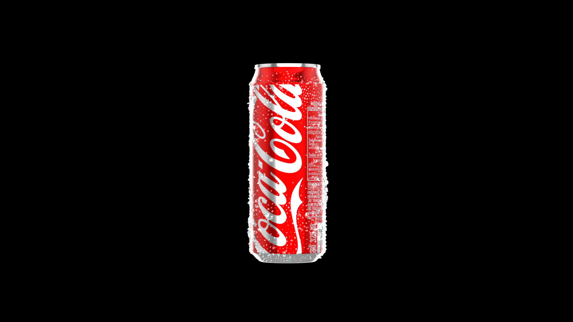 COKE Splash Ice Can Packshot 3D model | CGTrader