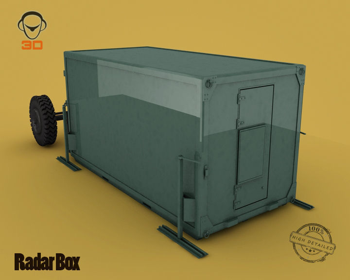 Radar Box 3D model | CGTrader