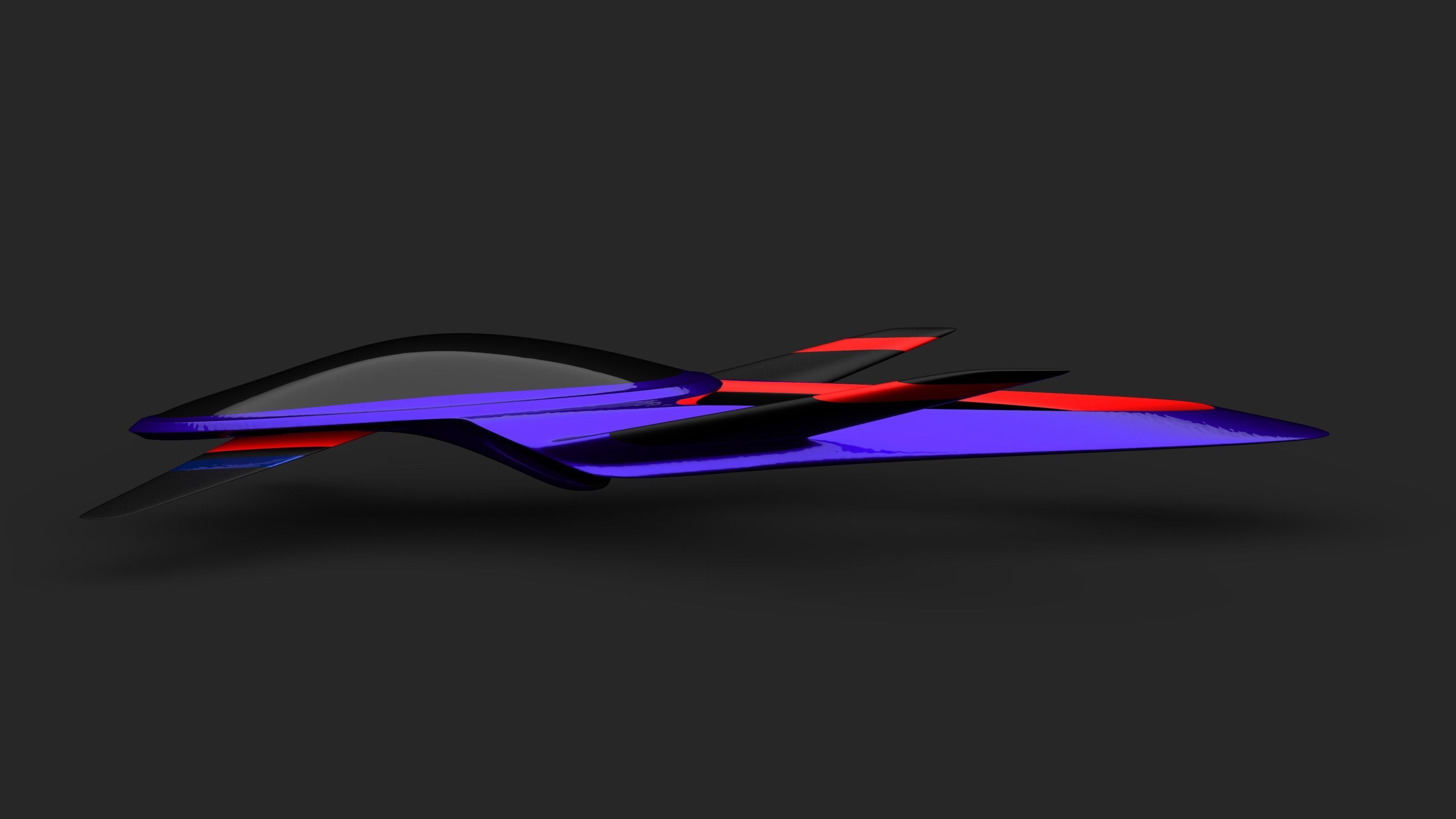 Sci-Fi speedform concept 3d model using blender 3d 3D model | CGTrader