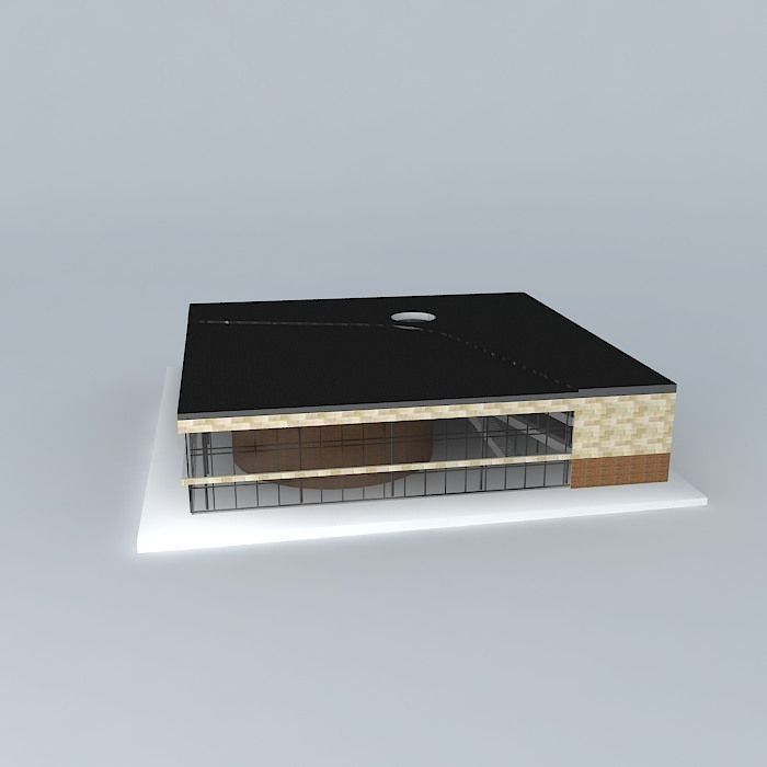 library free 3D model | CGTrader