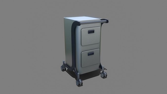 3D model Hospital Cart VR / AR / low-poly | CGTrader
