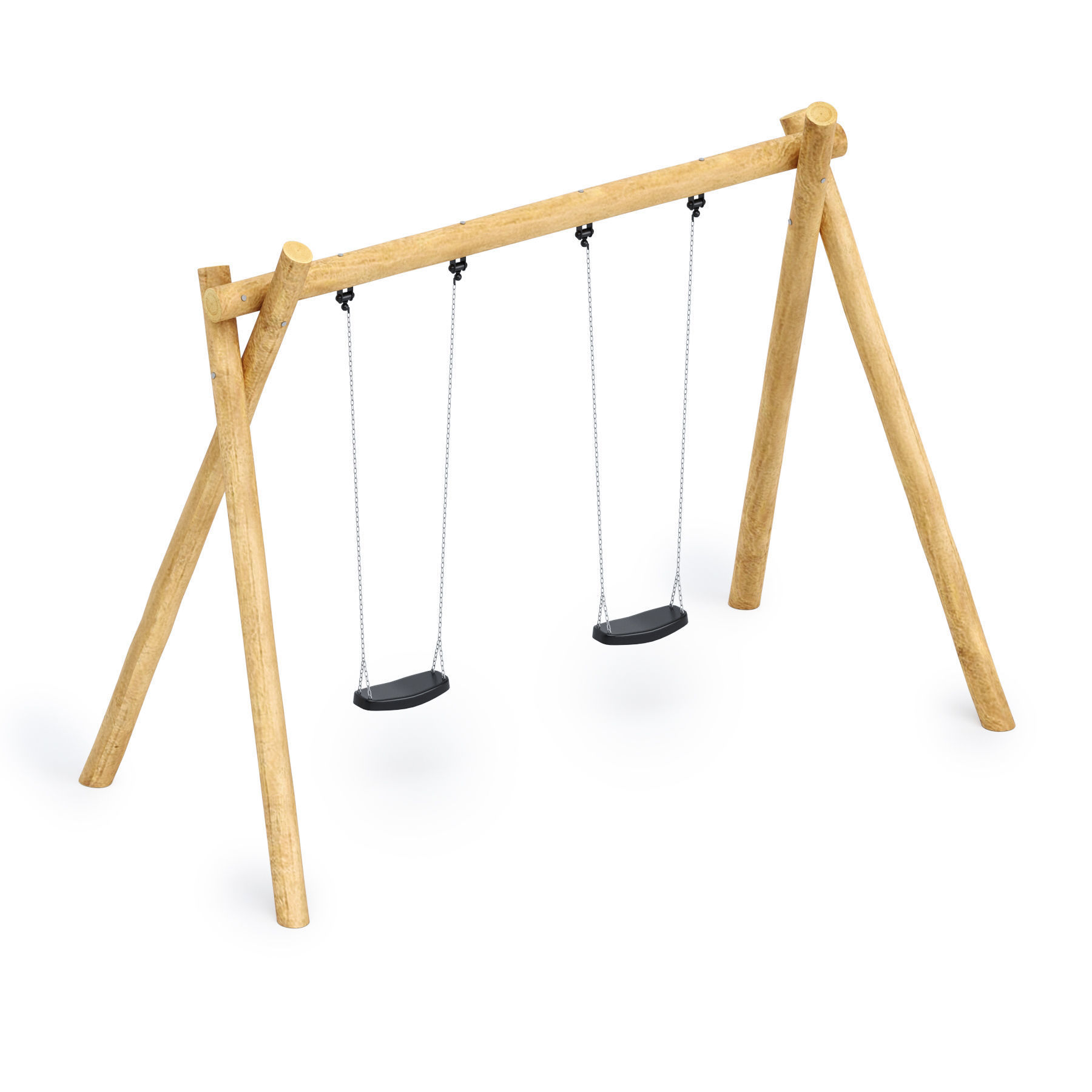 Swing Robinia with 2 seats 3D model | CGTrader
