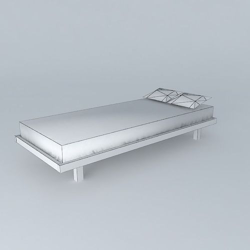 single bed 3D model free 3D Model MAX OBJ 3DS FBX STL SKP - CGTrader.com