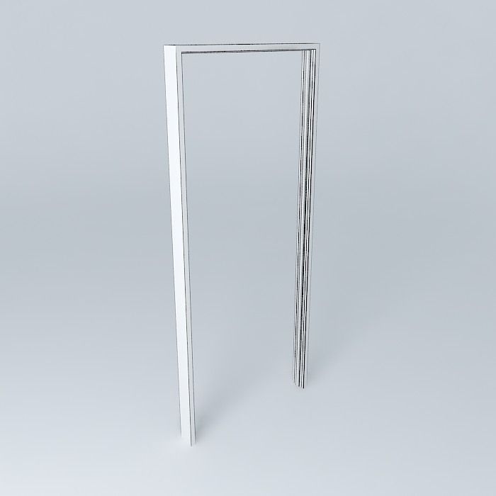 3d door frame very deatil free 3D model | CGTrader