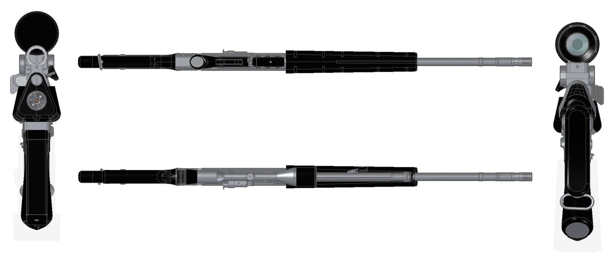 MSG-90 sniper rifle 3D model | CGTrader