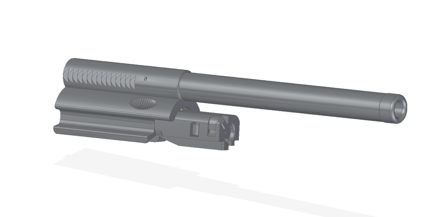 MSG-90 sniper rifle 3D model | CGTrader