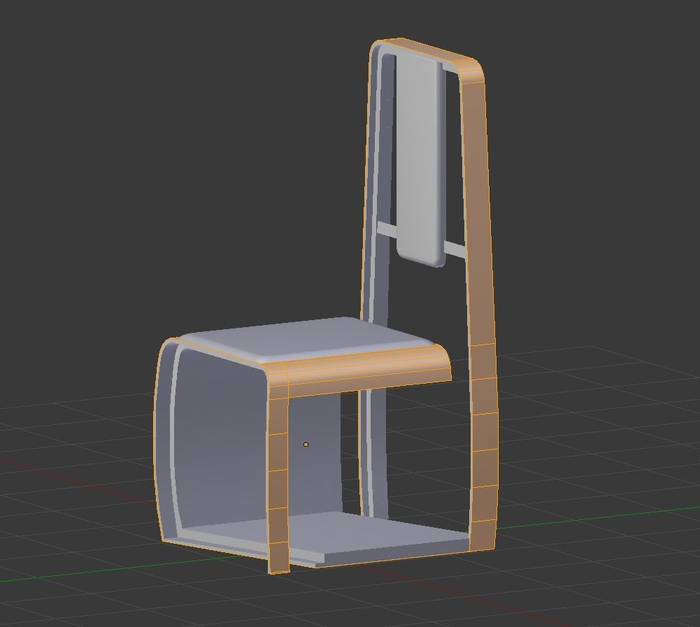 The Deviant Chair Original Design Wood Chrome Leather 3D model | CGTrader