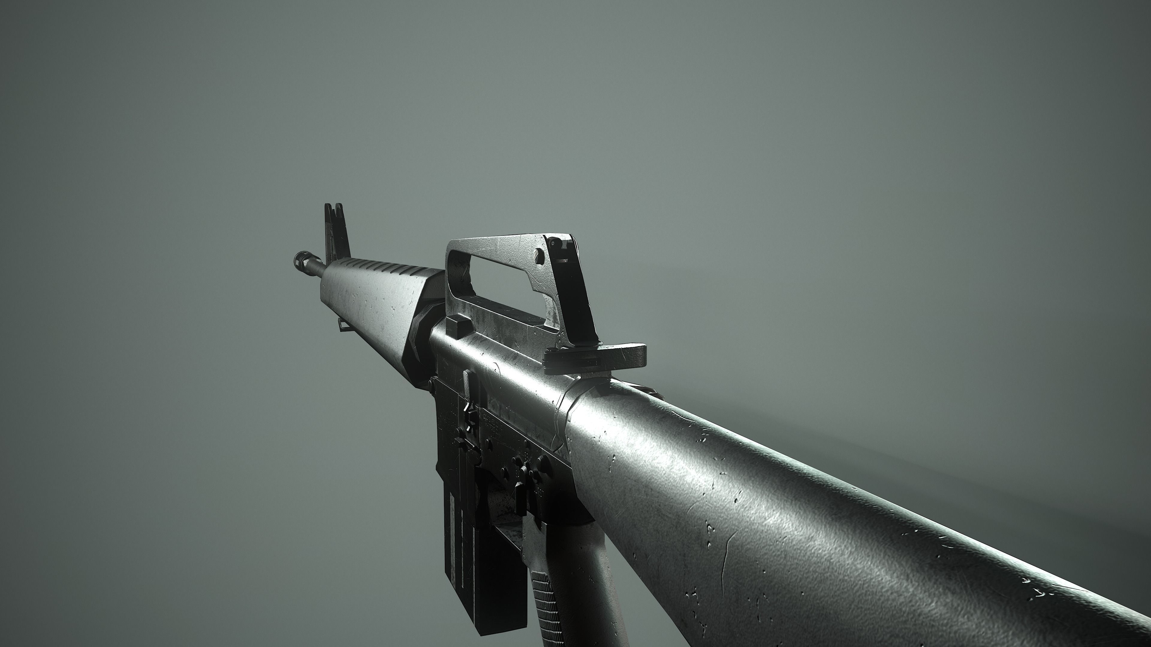 3D model M16 A1 Rifle VR / AR / low-poly | CGTrader