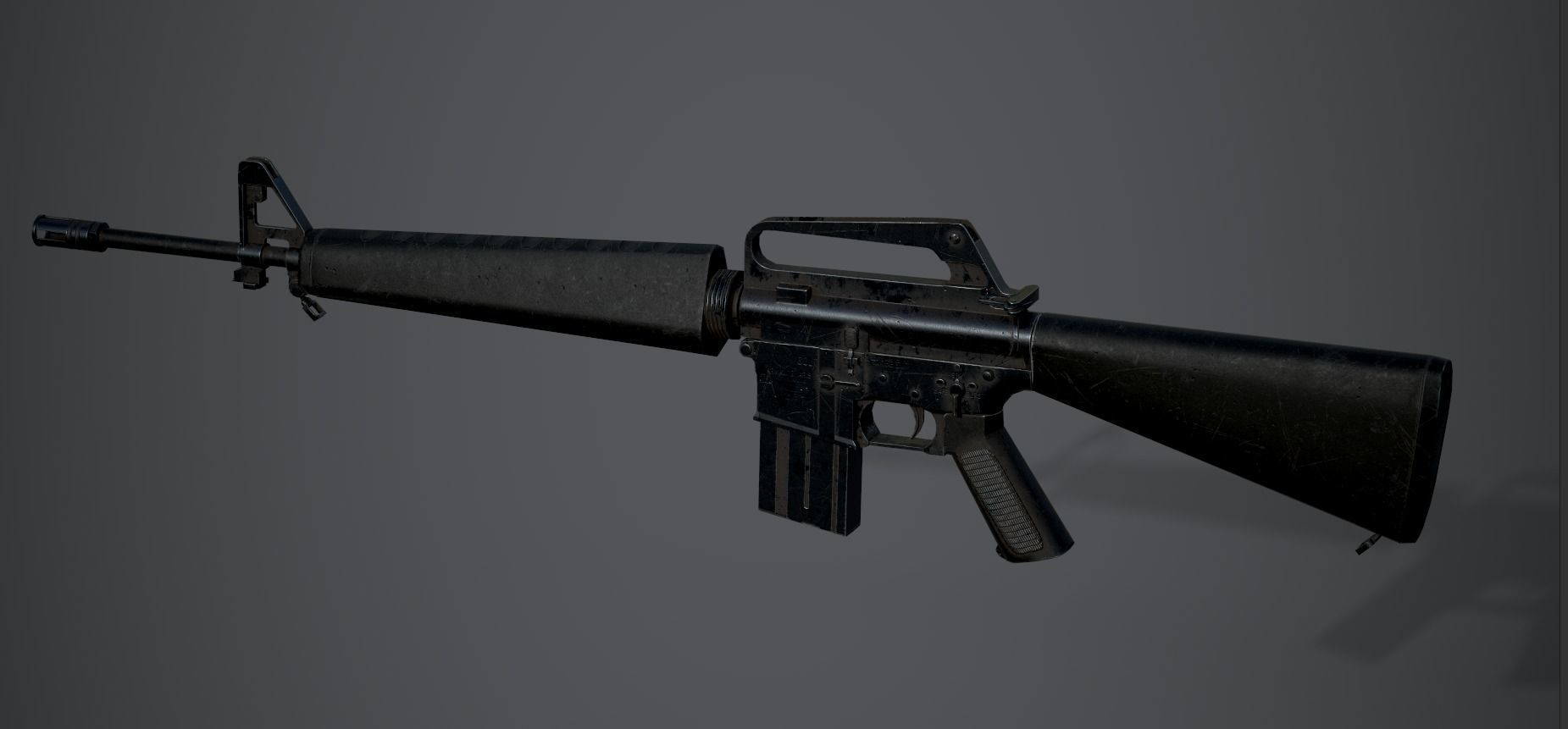 3D model M16 A1 Rifle VR / AR / low-poly | CGTrader