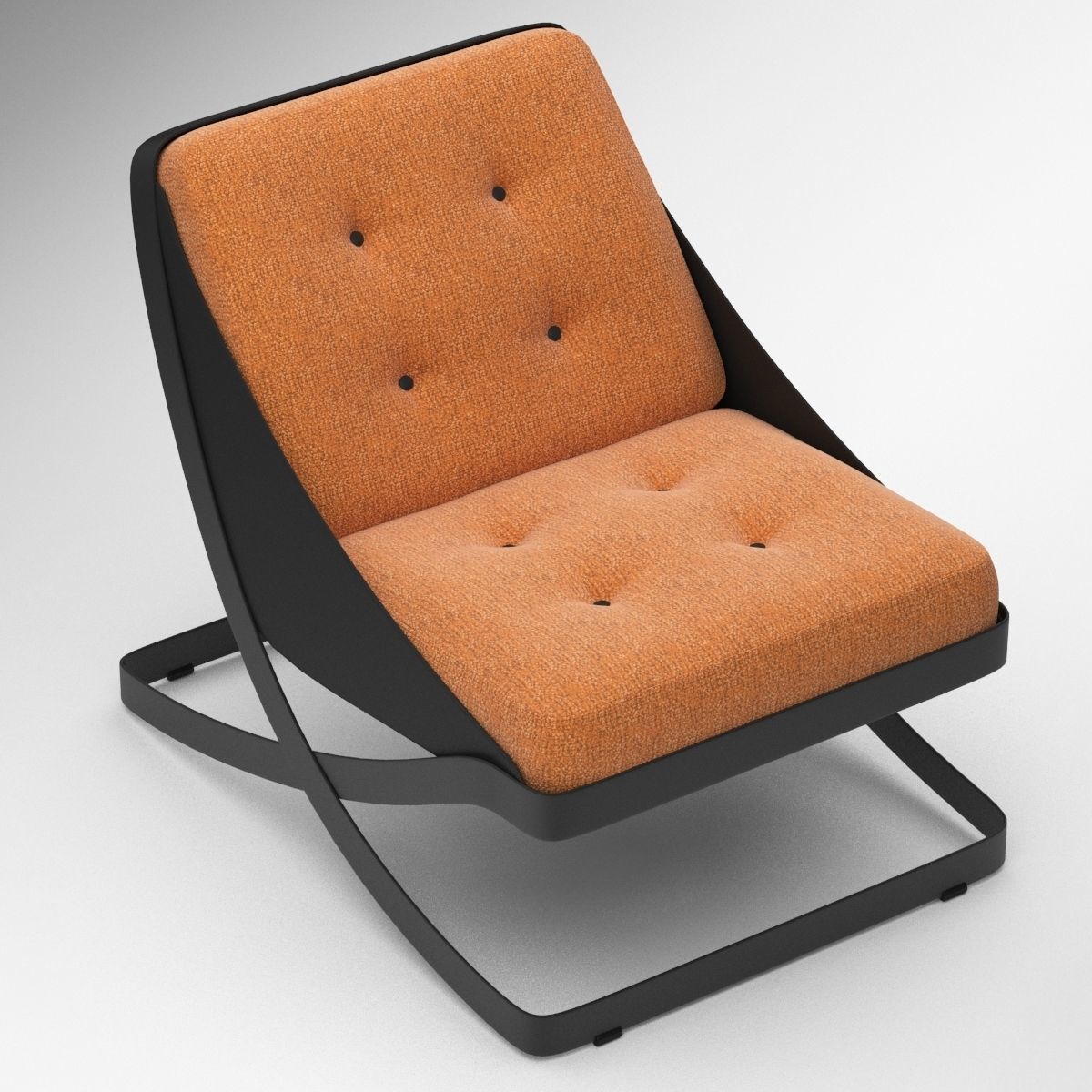 Carlo Colombo Lounge Chair PRO 3D model | CGTrader