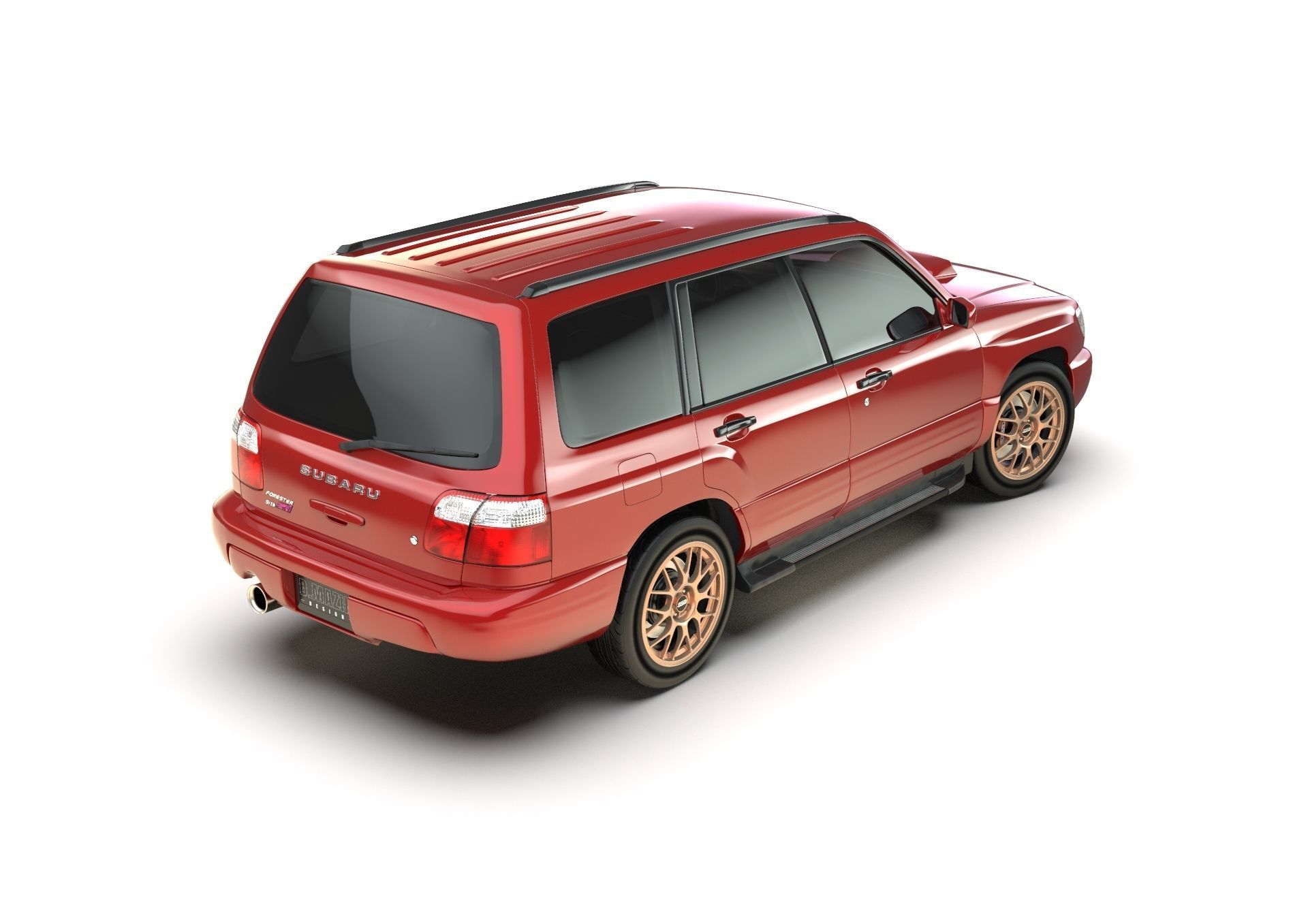 Subaru Forester SF5 S-turbo 2000-2002 3D model 3D model | CGTrader