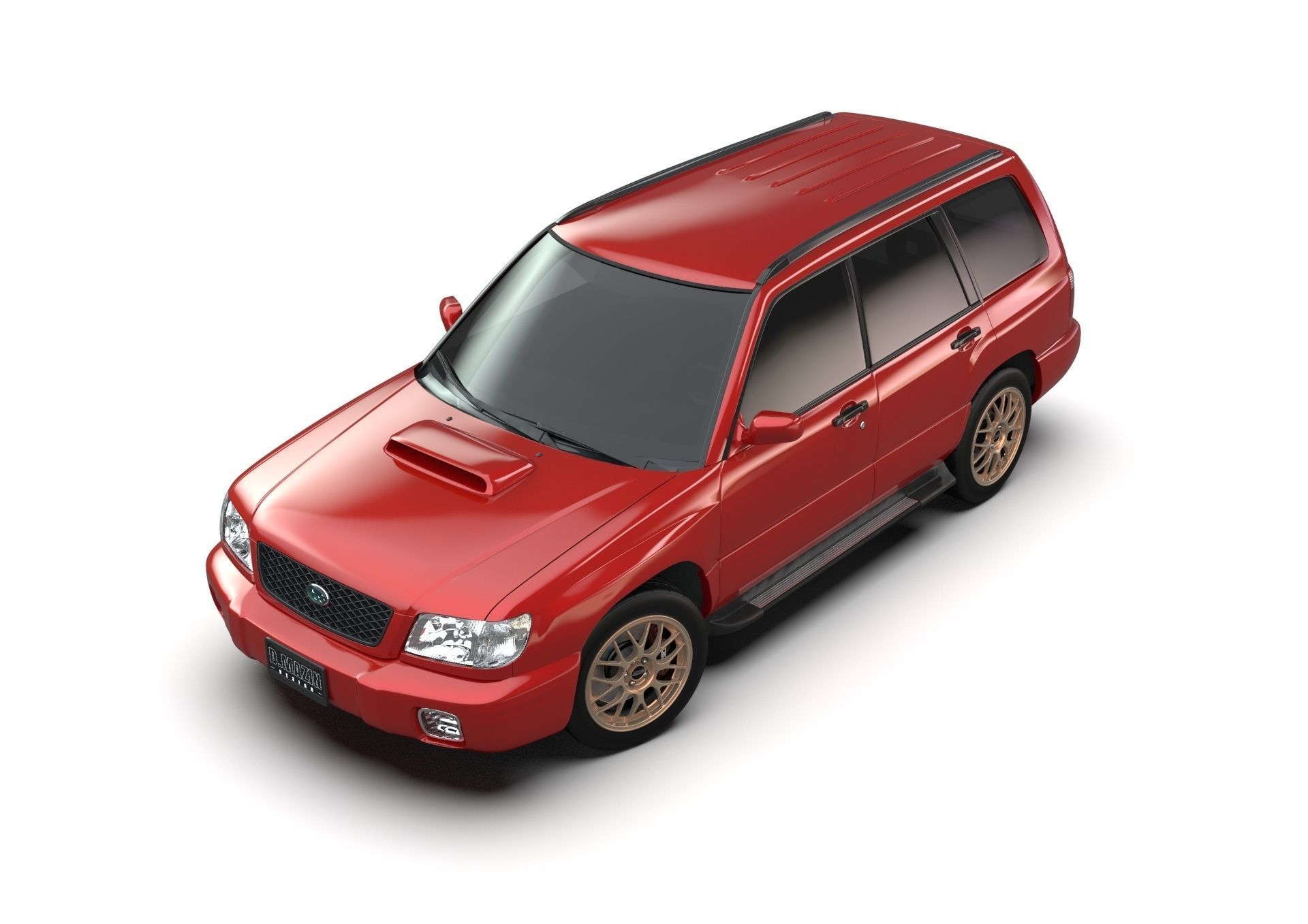Subaru Forester SF5 S-turbo 2000-2002 3D model 3D model | CGTrader