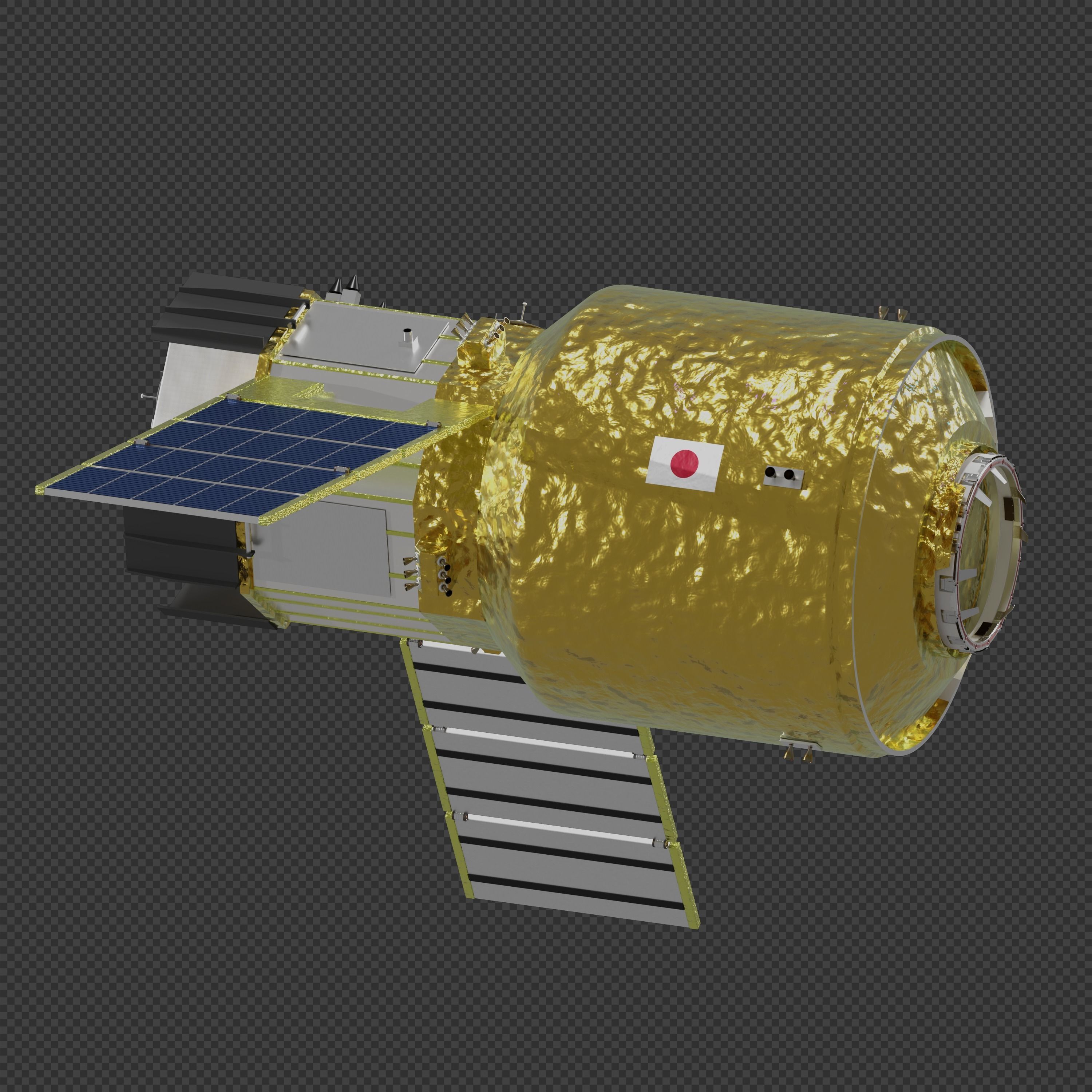 HTV-X japanese space station 3D model | CGTrader
