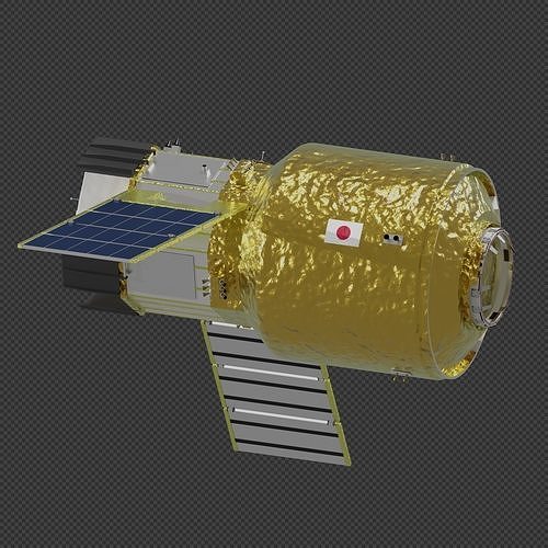 HTV-X japanese space station 3D model | CGTrader