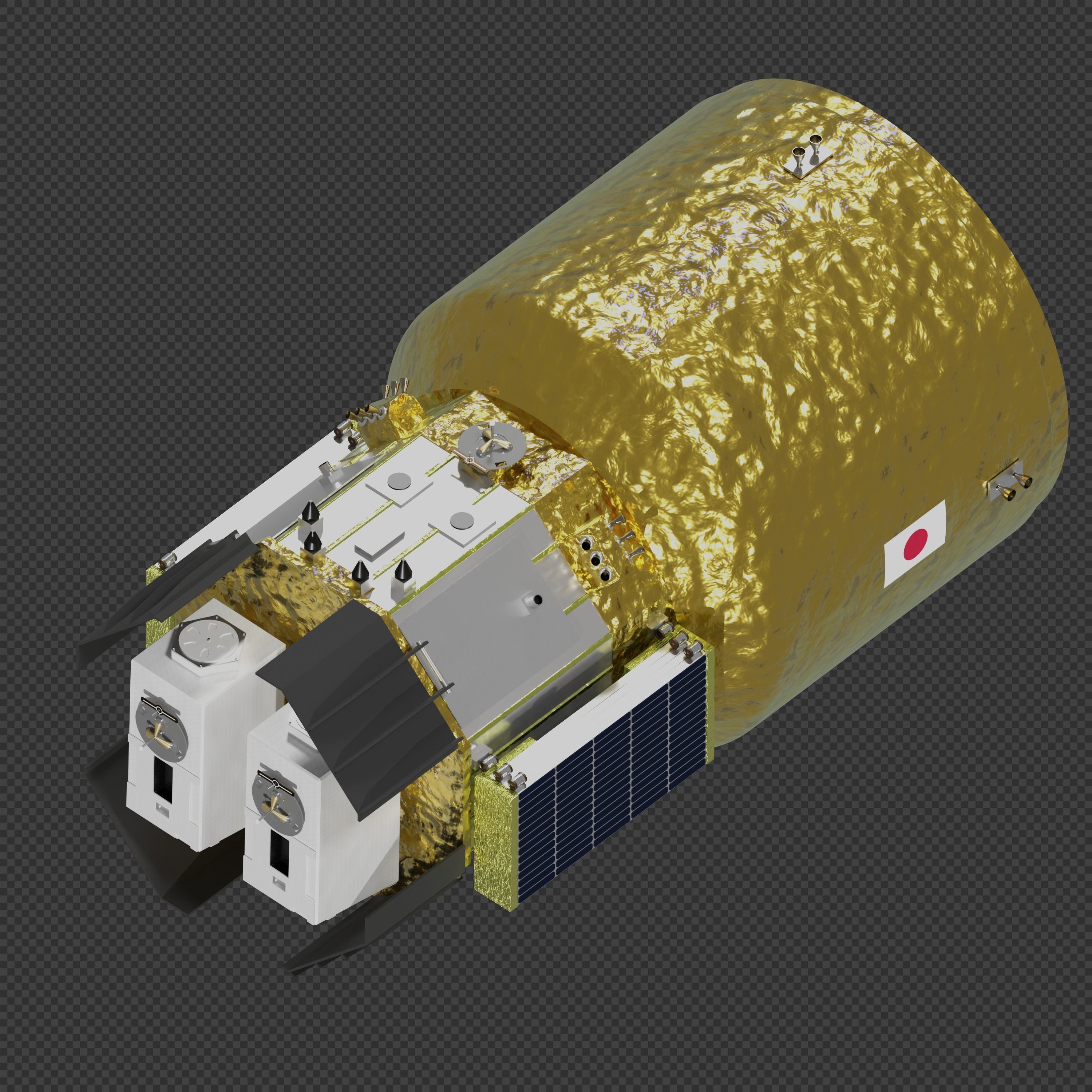HTV-X japanese space station 3D model | CGTrader