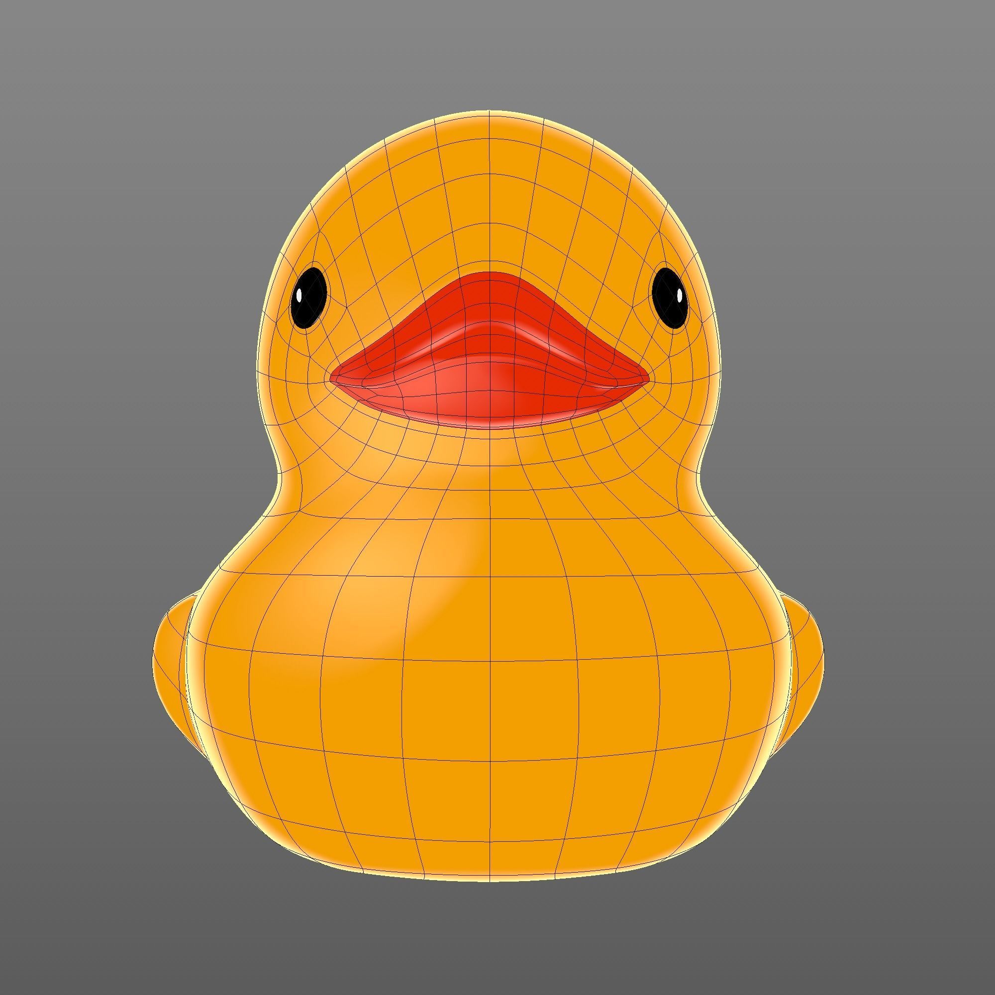 Rubber yellow duck 3D model | CGTrader