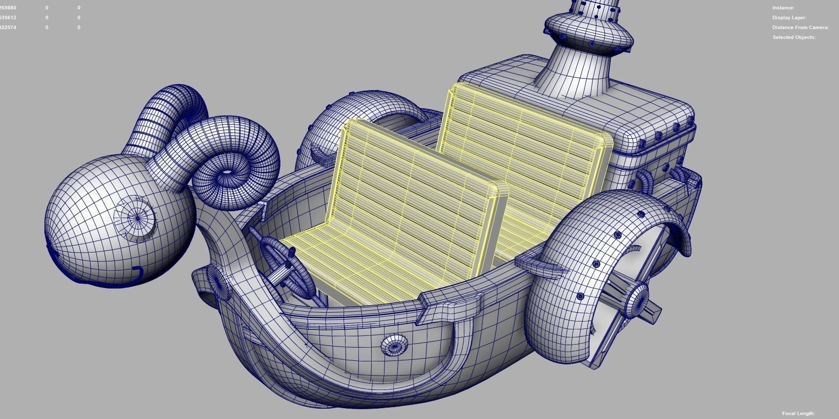 3D model Mini Merry - One Piece VR / AR / low-poly | CGTrader