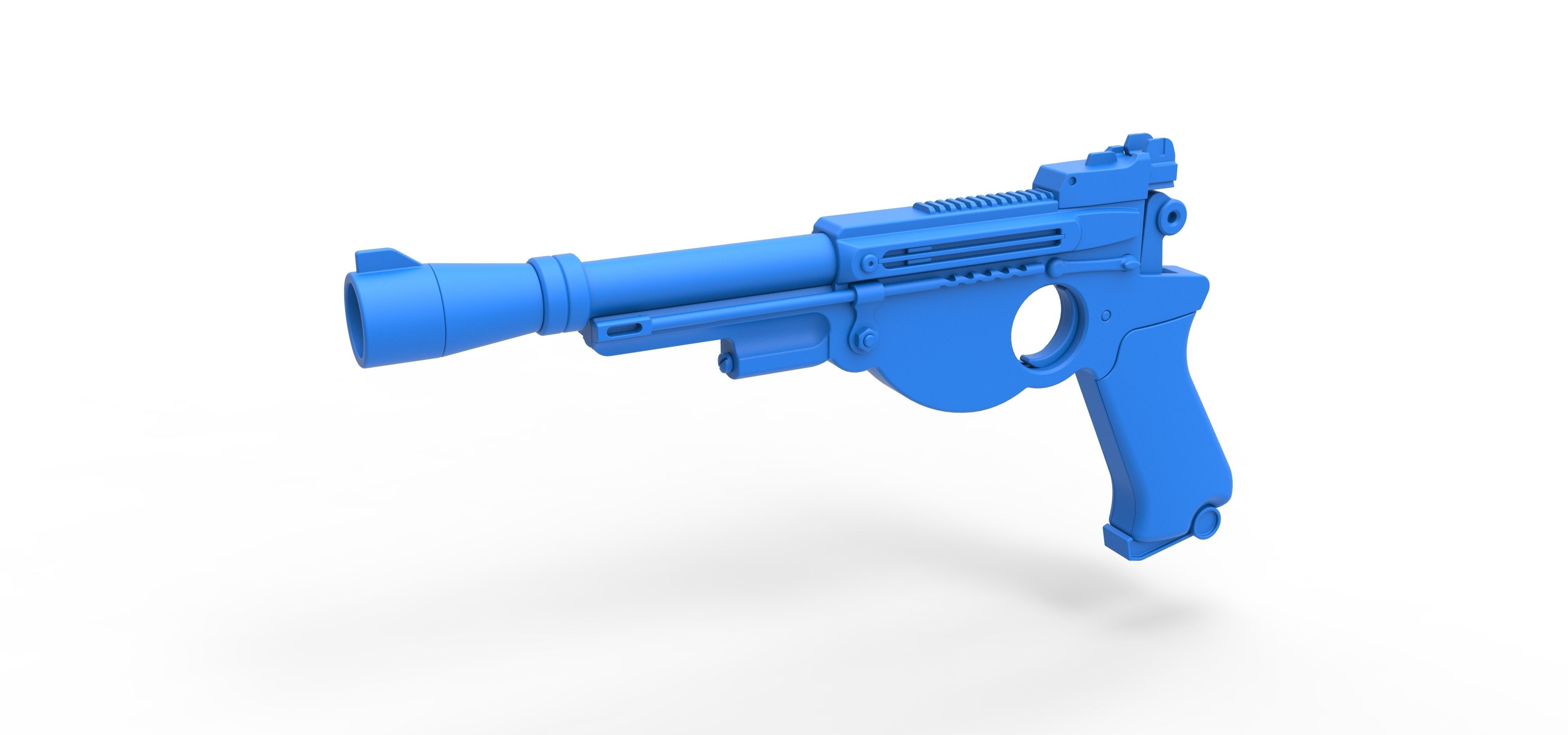 Blaster pistol from The Mandalorian TV series 3D model | CGTrader