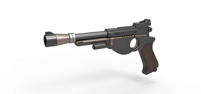 Blaster pistol from The Mandalorian TV series 3D model | CGTrader